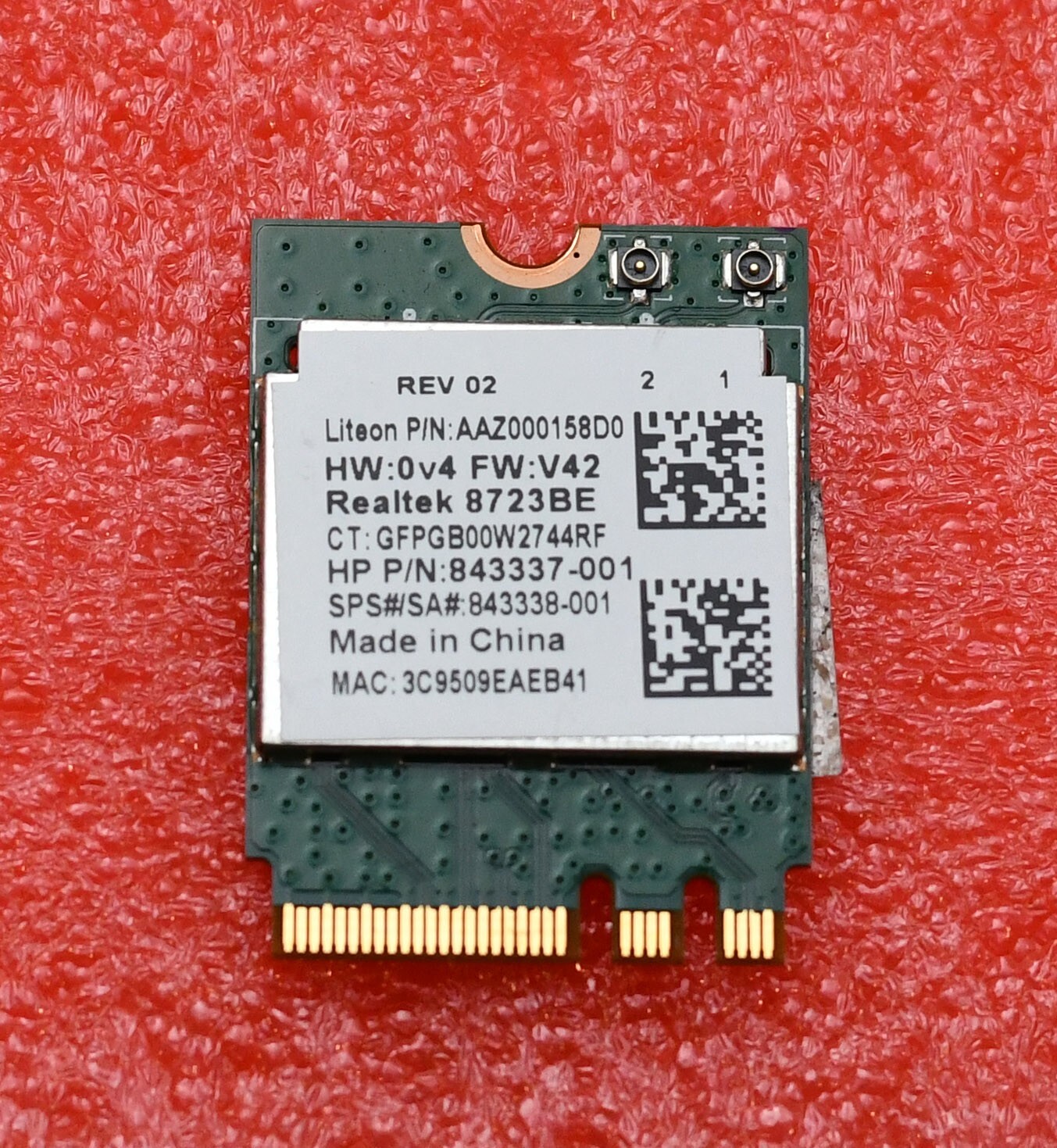 GENUINE HP WIRELESS CARD 15-BN 15-BN070WM WIFI 843337-001 855106-855 | eBay