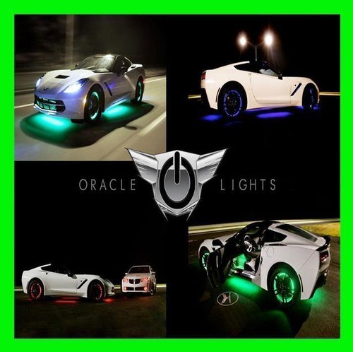 WHITE LED Wheel Lights Rim Lights Rings by ORACLE (Set of 4) for DODGE ...