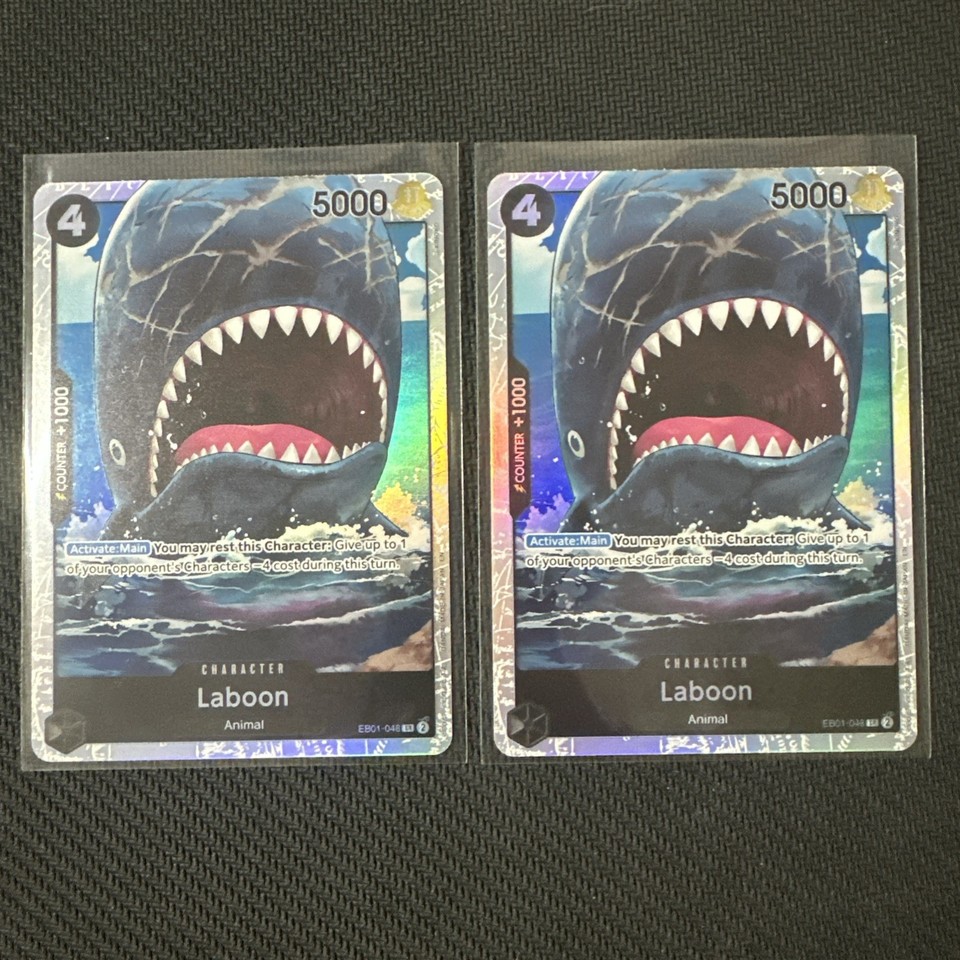 One Piece Laboon (x2) EB01-048 SR (PRB-02 The Best Vol.2 English) | eBay