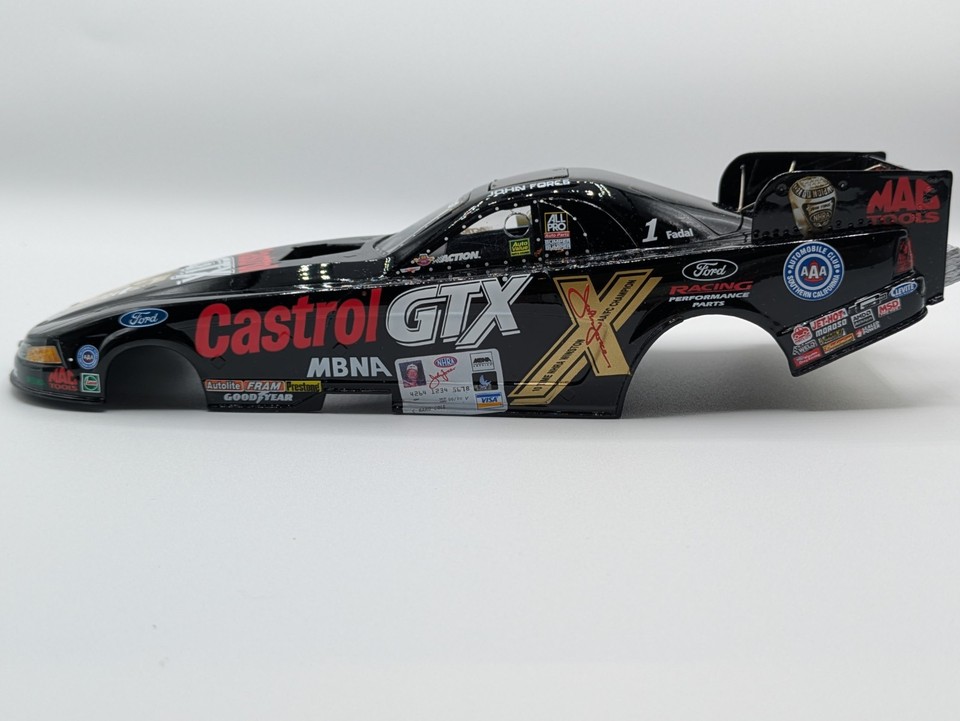 JOHN FORCE 2001 10X CHAMPION 1/24 ACTION DIECAST MUSTANG FUNNY CAR 1/ ...