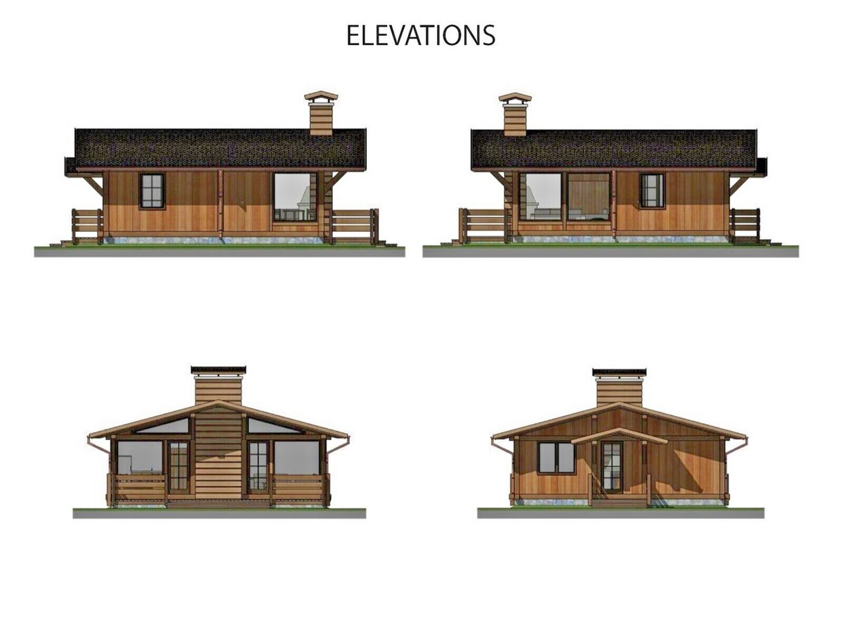 550 Sq Foot Prefab Timber Cabin Modern Mountain Homes | Logangate