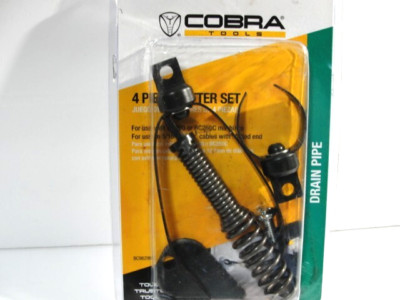 Cobra 4-Piece Plumbers Drain Pipe Cutter Set BC96299C | eBay