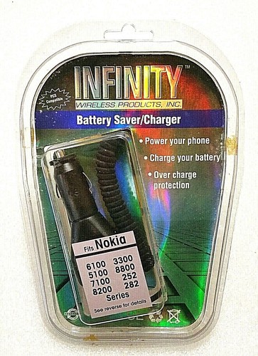 INFINITY - Nokia Cellular Phone Car Charger Battery Saver - Vintage ...