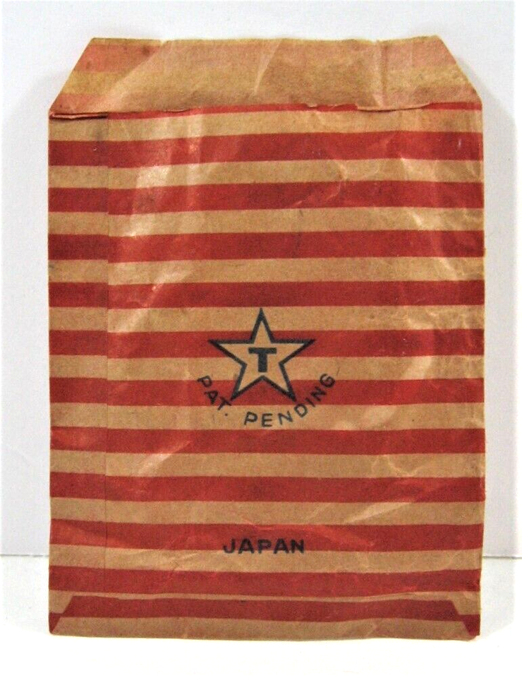 Vintage 1940's Dancing Devil Rubber Toy Colorful Adv Bag Only - No Toy ...