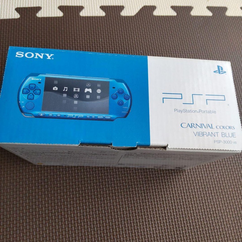 PSP Playstation Portable Vibrant Blue PSP-3000 VB From Japan ...