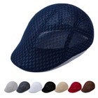 Duck Mesh Summer Gatsby Cap Mens Ivy Hat Golf Driving Sun Flat Cabbie ...