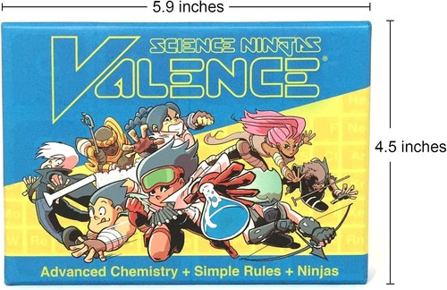 Science Ninjas Valence Advanced Chemistry Simple Rules Kids Card Game ...