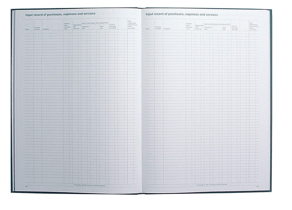 VAT Book - Green (EVB1) 5011817260865 | eBay UK
