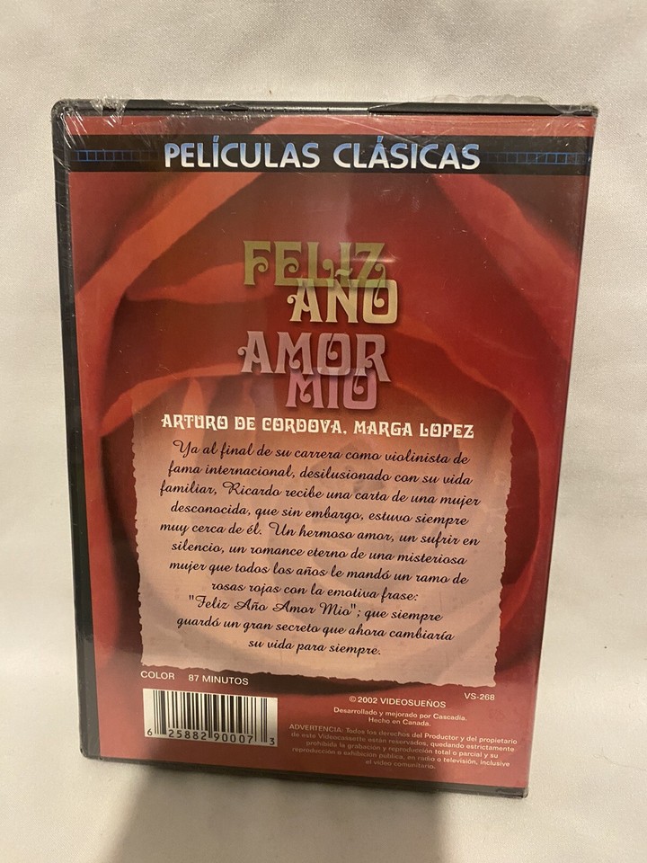 Feliz Año Amor Mio, DVD Arturo De Cordova , Marga Lopez new | eBay