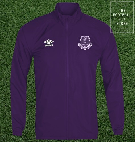 Everton Bench Jacket - EFC Umbro Football Training - Zipped Pockets ...