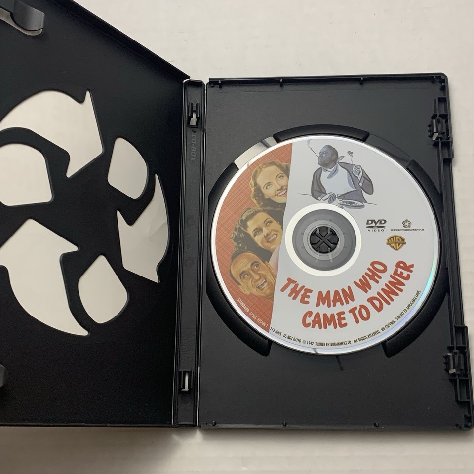 DVD The Man Who Came to Dinner (1942) Bette Davis Comedy 888574432515| eBay