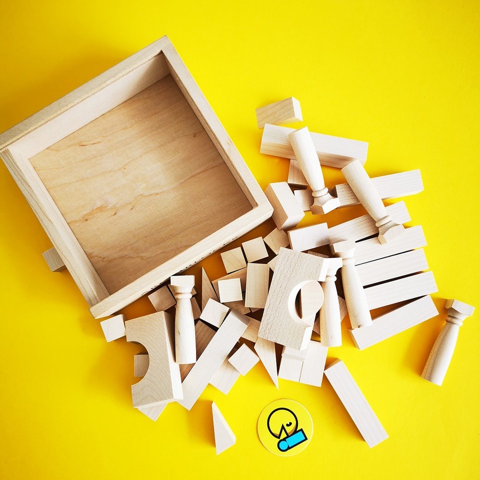 vintage Naef Archiblocks Mini construction building blocks set toy Bower Studios | eBay