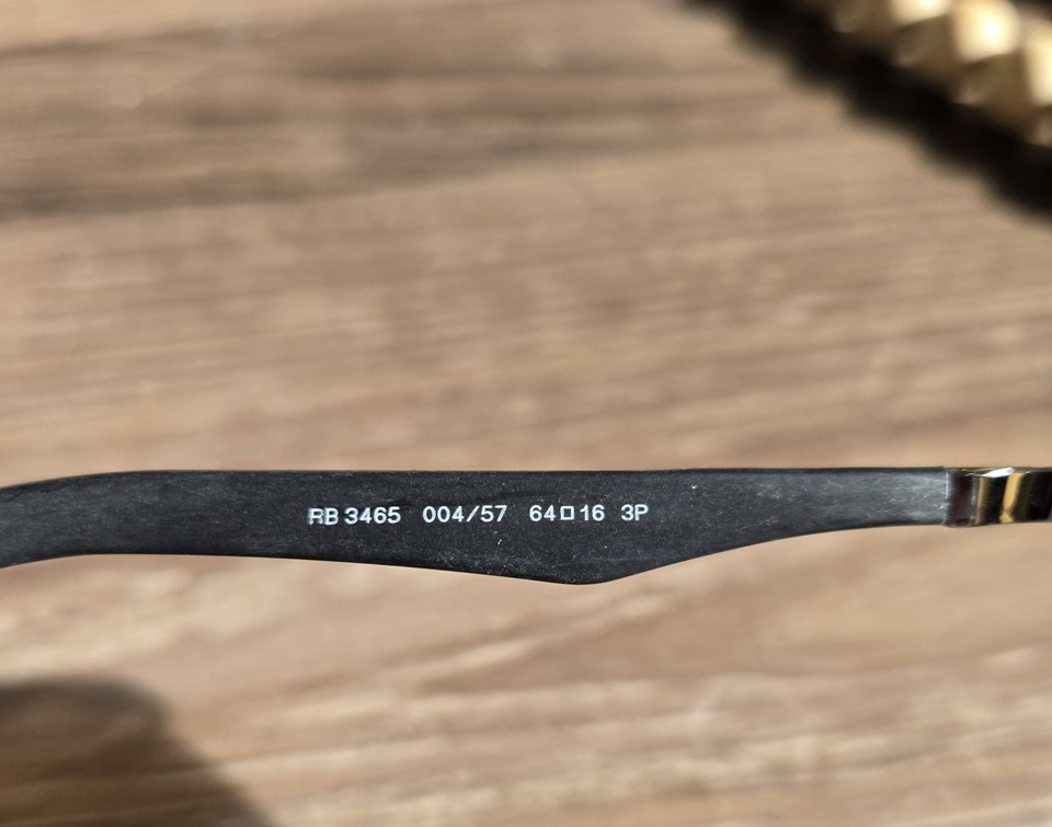 Ray-Ban RB3465 Sunglasses Gunmetal / Brown Polarized | eBay