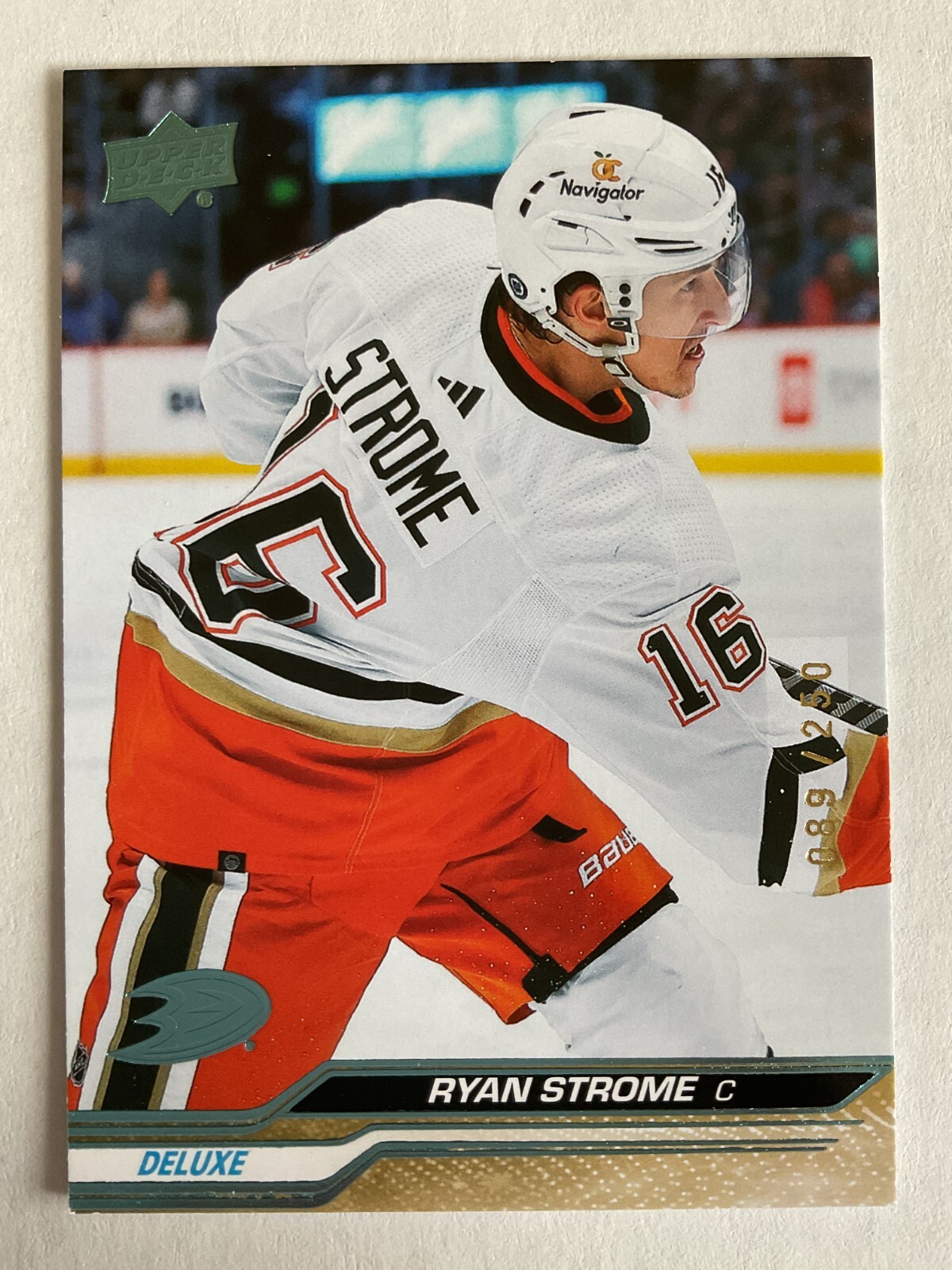 Ryan Strome 2023-24 Upper Deck Series 2 Deluxe Parallel Card #089/250 ...