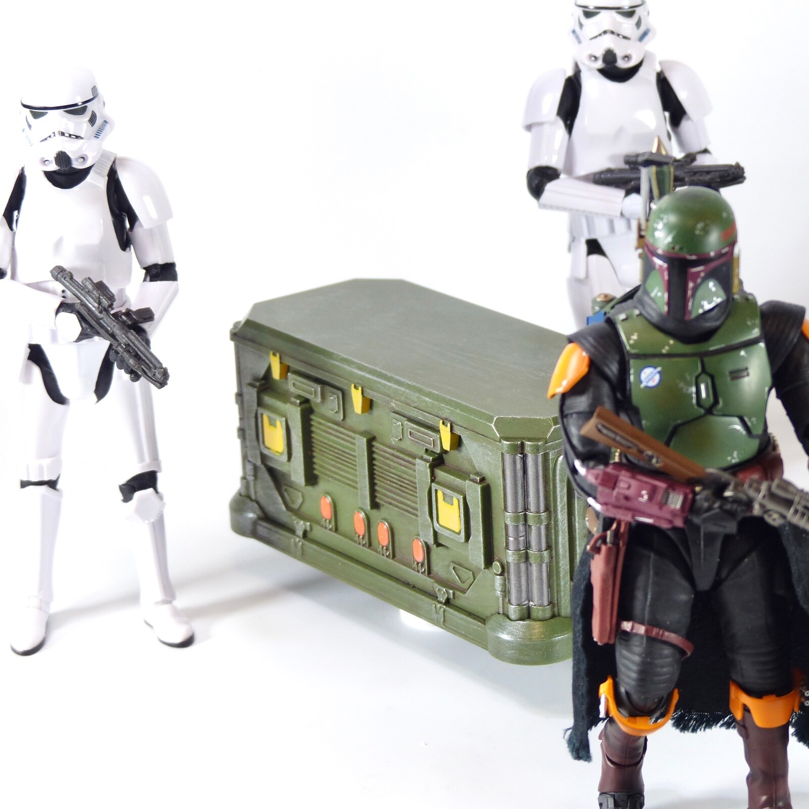 1:12 Super Action Stuff CURSED CRATE - Green Monster Blood Figure ...