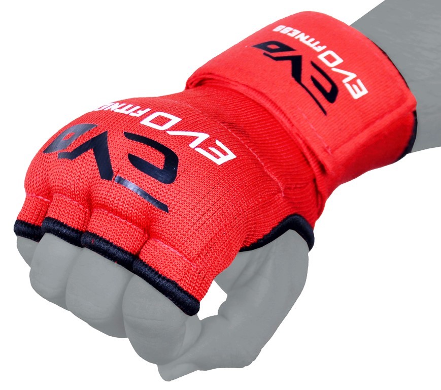 EVO Boxing Inner Gel Gloves Quick Hand wraps Punch Bag Training MMA ...
