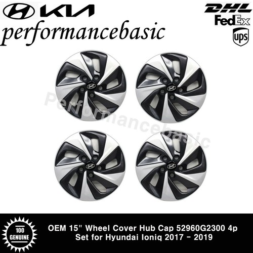 OEM 15" Wheel Cover Hub Cap 52960G2300 4p Set for Hyundai Ioniq 2017 ...