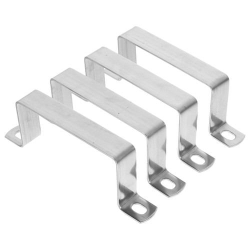 4 Pcs Clamp Steel Cable Railing Clamps Pipe Support Bracket | eBay