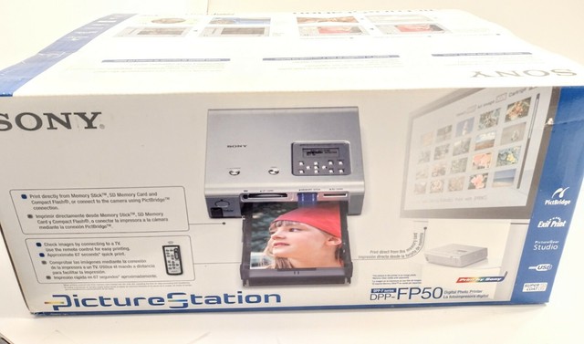 Sony Picture Station Dpp-fp50 Digital Photo Printer FP 50 Copier Hard ...
