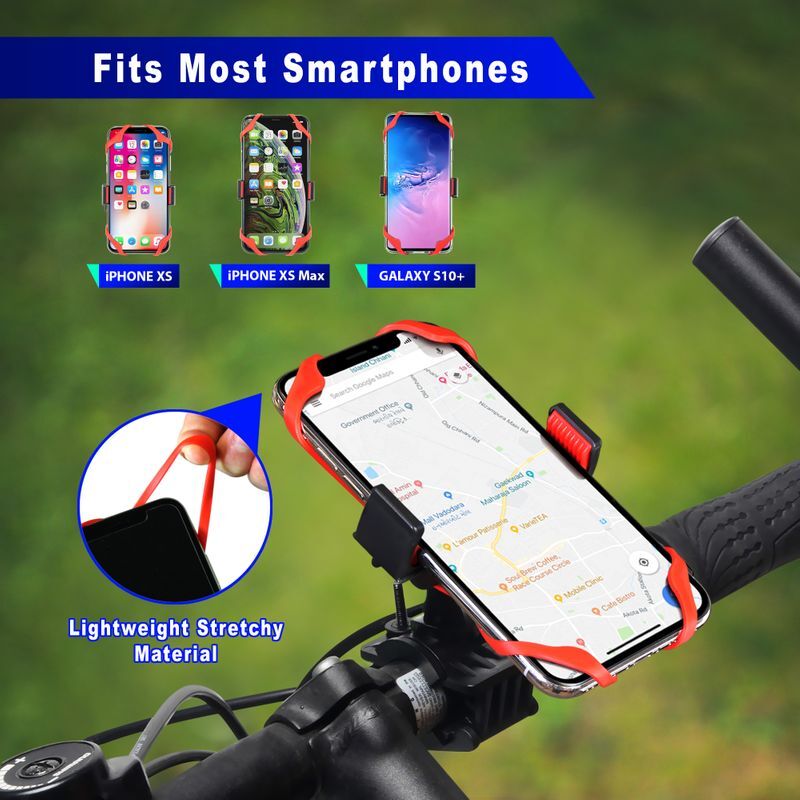Motorcycle Bicycle MTB Bike Handlebar Phone Mount Holder For iPhone ...