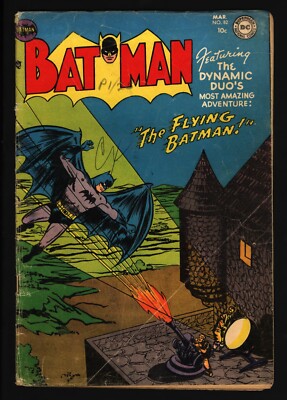 * BATMAN #82 (1954) Robin Classic Castle Flying Batman Good/Very Good 3 ...