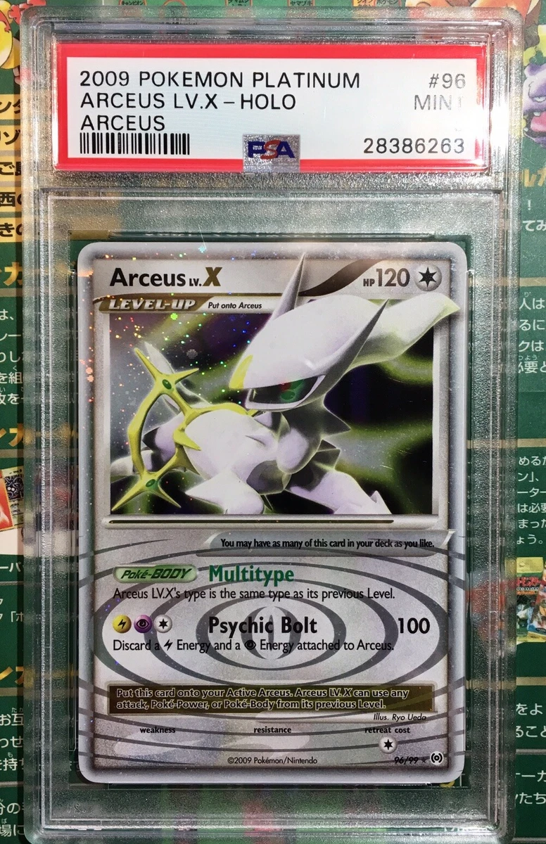Pokemon Cards Level X Arceus