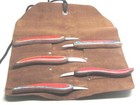 Ramelson Wood Carving Tools Knife Set 5 Pc & Leather Tool Roll Belt ...