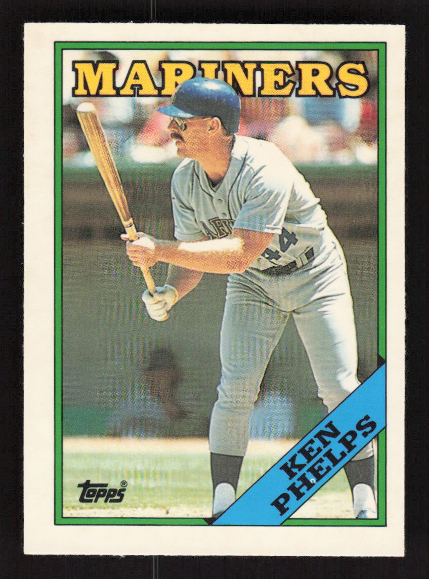 1988 Topps Tiffany Set-Break #182 Ken Phelps Seattle Mariners | eBay