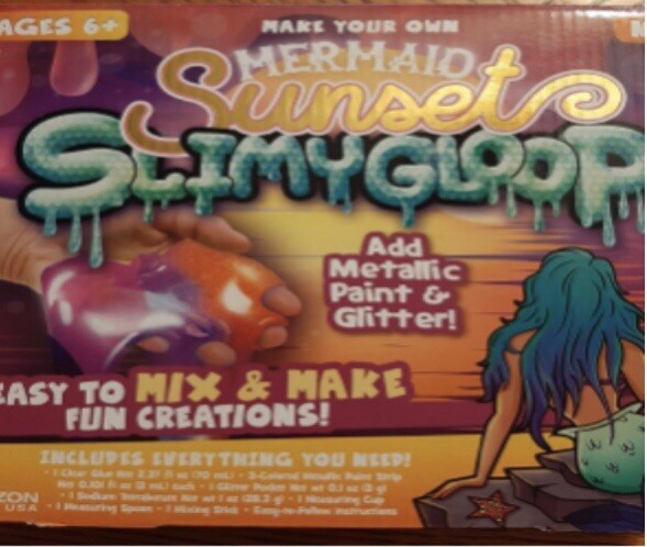 Mermaid Sunset Slimy Gloop Slime Kid's Craft DIY Kit Art Activity Set ...