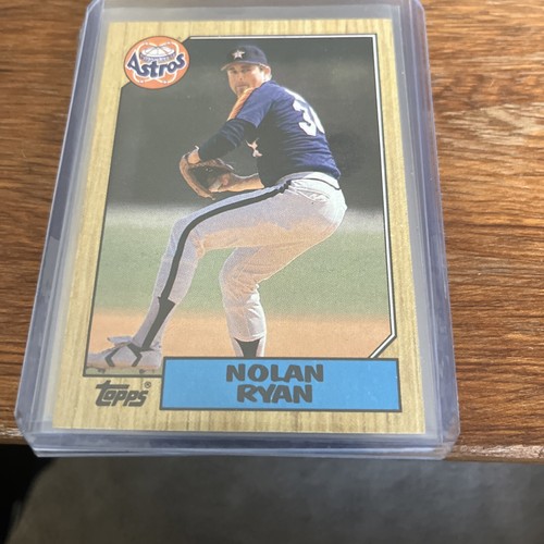 Nolan Ryan 1987 Topps Tiffany #757 MINT CONDITION | eBay