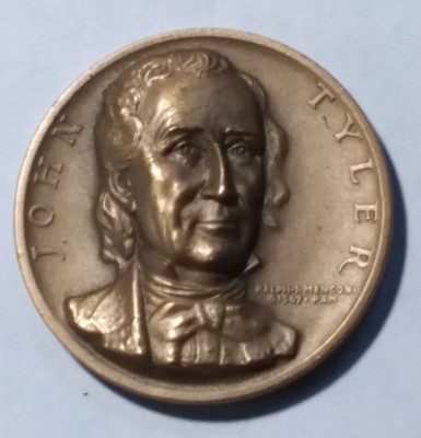 John Tyler Presidential Bronze Medal (BZ-371) | eBay
