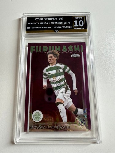24/25 Topps Chrome Logofractor UCC, KYOGO FURUHASHI 60/75, Celtic ...