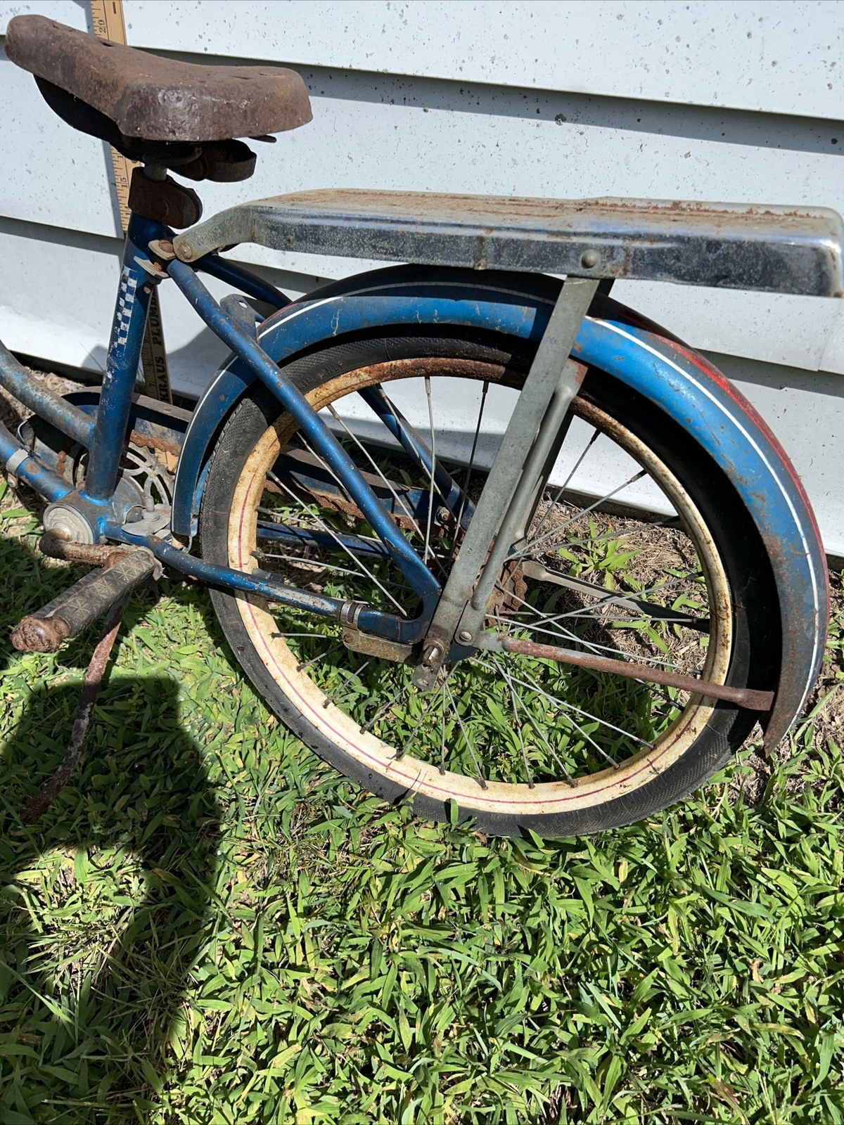 Antique Western Flyer Children’s Bicycle Blue & White Great Restoration ...