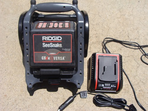 RIDGID CS6X VERSA SEESNAKE MONITOR w/BATTERY and NEW CHARGER *xcond* NR ...