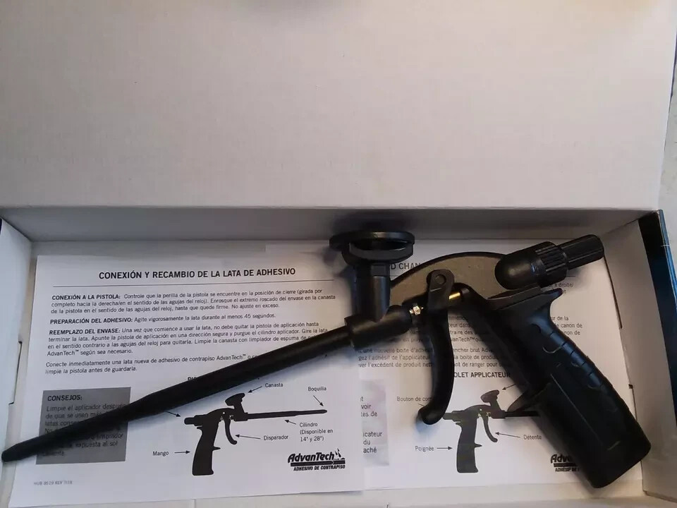 AdvanTech 14" Applicator Gun Subfloor Adhesive Starter Kit | eBay