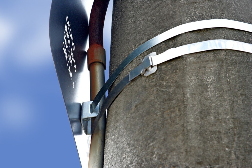 Fechometal USA Galvanized Steel Single Bolt 3/4" Straight Leg Bracket ...