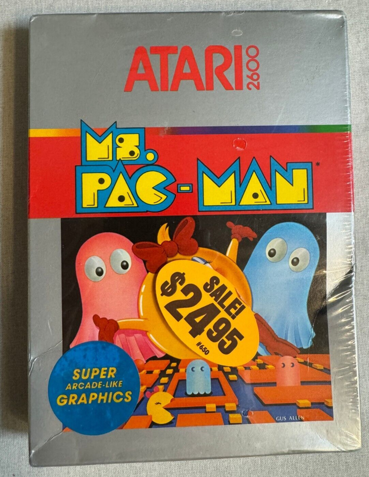 Original Ms. Pac-Man (Atari 2600, 1982) SEALED 77000026750 | eBay