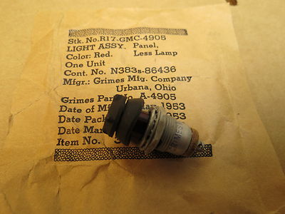 NEW Grimes Aircraft Instrument Panel Light Assembly A-4905 Complete ...