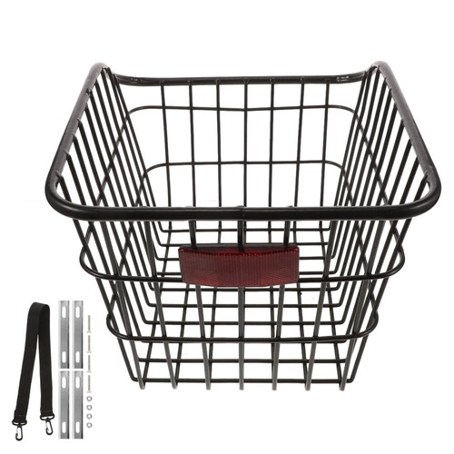 Rear Basket Student Bike Cargo Rack Front Handlebar for Mobility ...