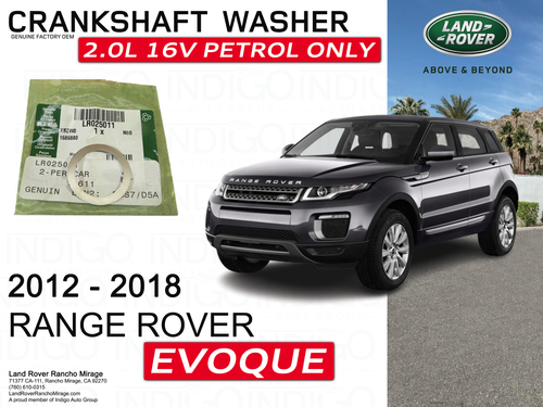 2012-2018 RANGE ROVER EVOQUE GENUINE LAND ROVER CRANKSHAFT WASHER ...