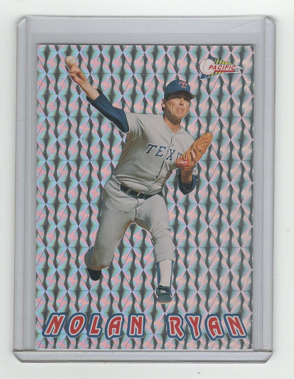 1993 Pacific 27 Yrs * Silver Prism Insert * 27th Year * Nolan Ryan ...