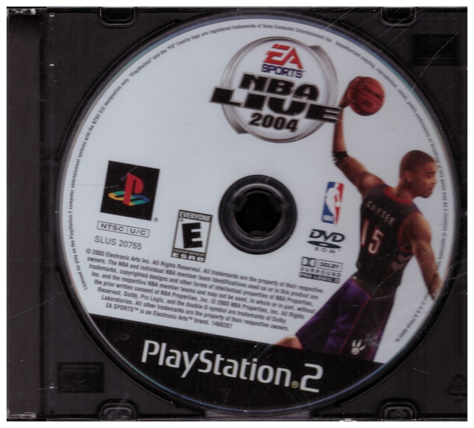 NBA Shootout 2004/ NBA Live 2004 Sony Playstation 2 PS2 Game 2 Discs ...