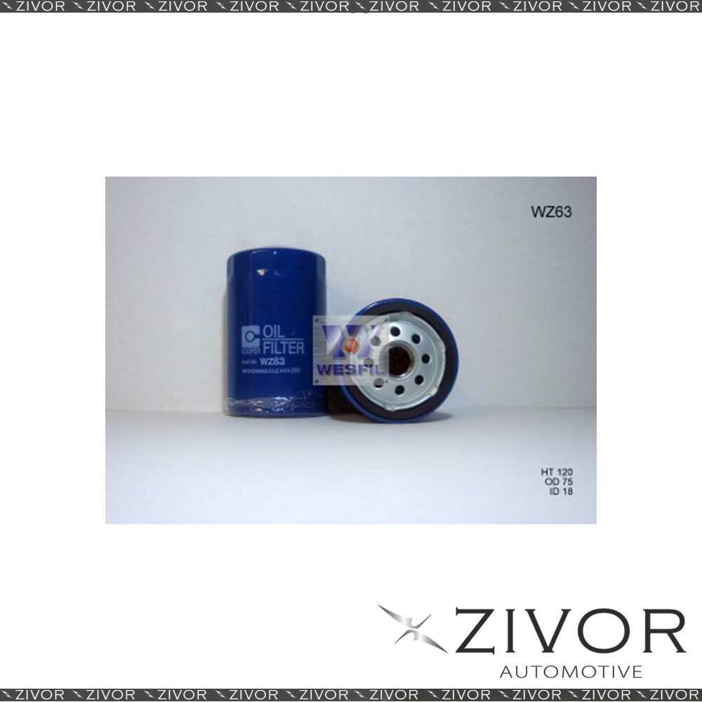 COOPER Oil Filter For Tennant Sweepers 550 - WZ63 *By Zivor* | eBay