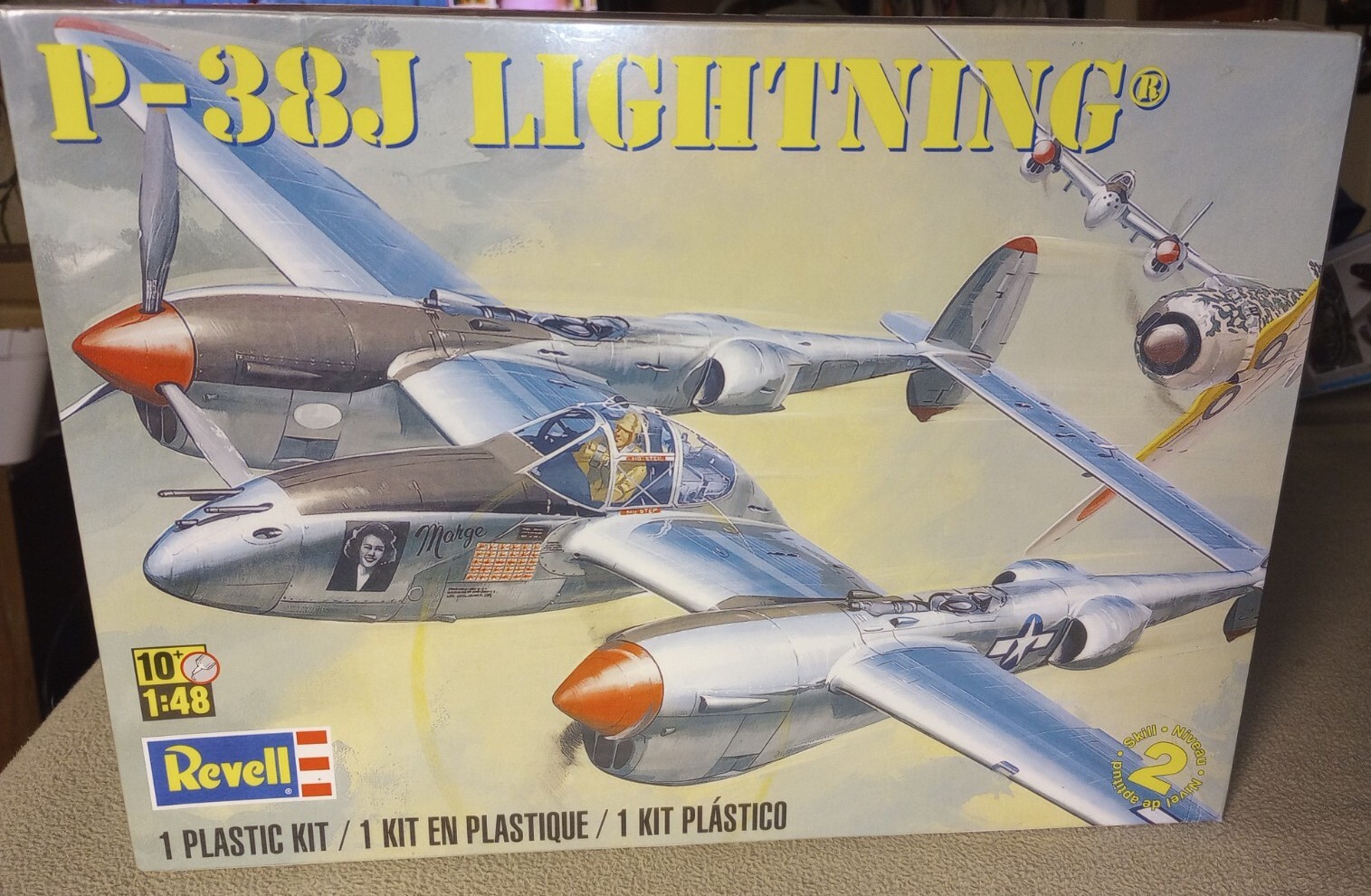 Revell #5479 1/48 P-38J Lightning Revell model kit new in the box | eBay