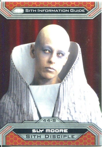 Star Wars Chrome Perspectives II Gold Parallel Base Card 44-S Sly Moore ...