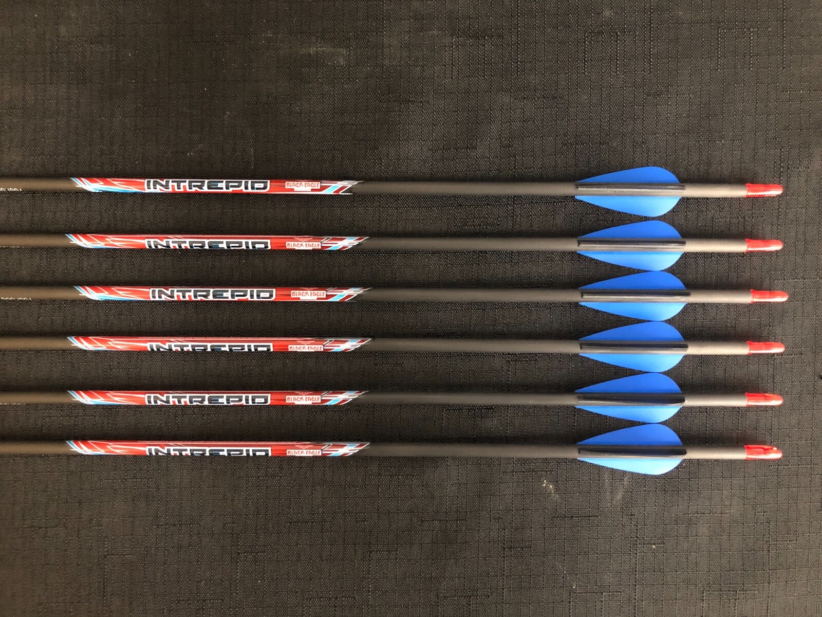 Black Eagle Intrepid 700 .006 Fletched Youth Field Arrows (6 Arrows ...