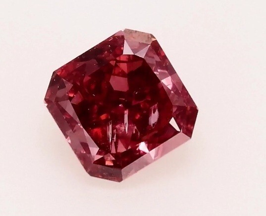 Stunning Fancy Red Loose Diamond Radiant shape 0.54CT. I1 GIA Cert. | eBay