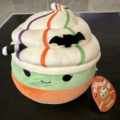 New With Tag Squishmallow DONELLA the GREEN LATTE 8" plush Halloween | eBay
