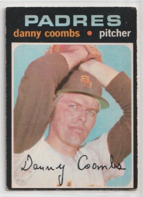 1971 OPC O-Pee-Chee Baseball #126 Danny Coombs San Diego Padres | eBay