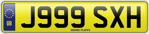 Joshua Josh Joshy number plate J999 SXH CHERISHED CAR REG JOSHUA'S NO ...